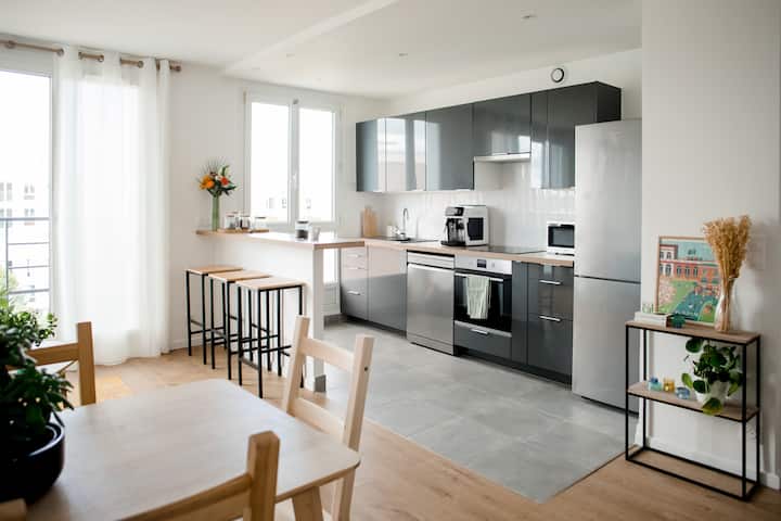 Rénové, Lumineux & Confort, 2 Chambres - Chatou