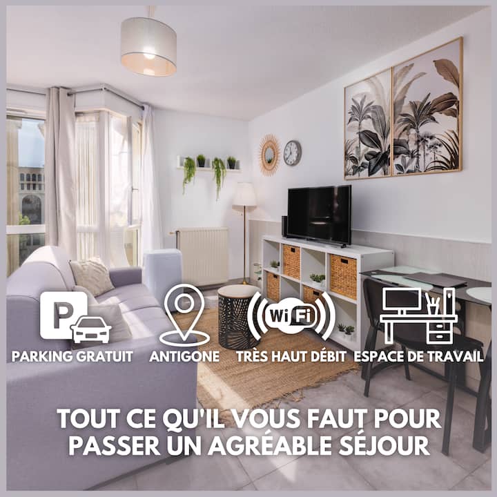 Montpellier Centre | Antigone | Parking Privé - Montpellier