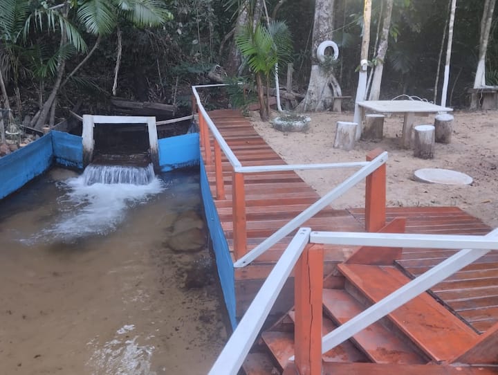 Chalé Laranja Pedra Da Chapada C/ Piscina Natural - Carolina