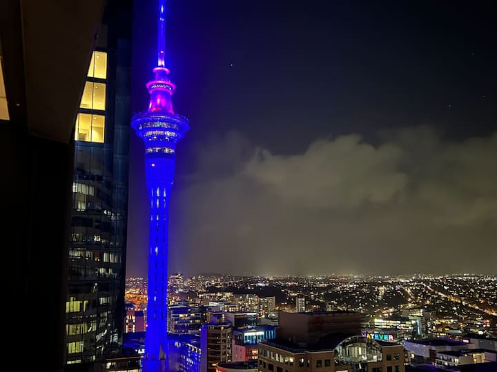 Spectacular Sea View, Skytower View 2br Apt - Auckland