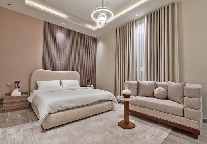 شقة مودرن هادئة بنفحة أنيقة – قلب جدة- - Saudi Arabia