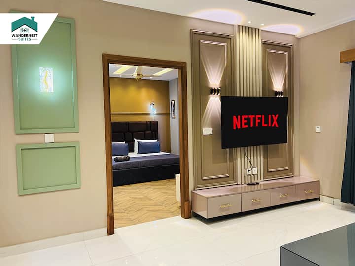 Emerald|wandernest Suite|2 Bhk|3 Acs |Gym |Netflix - Pakistan