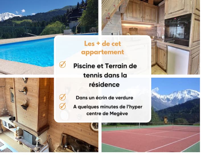 Le Refuge - Appt Chalet Douillet- Le Mont D'arbois - Megève