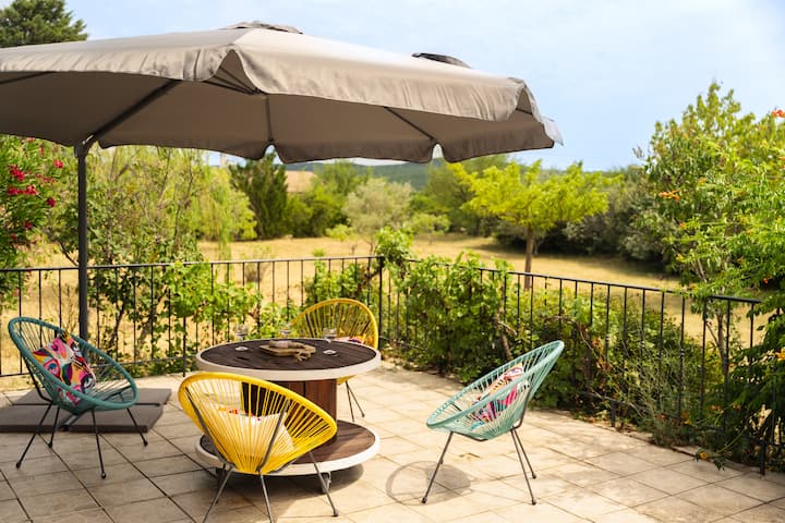 Charmante Maison D’ardeche Et Grand Terrain - Villeneuve-de-Berg