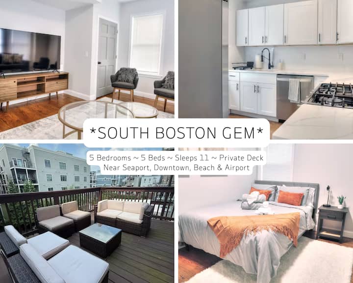 Southie Dream 5bd/2bath W/sky Deck | Near Airport - 에버렛