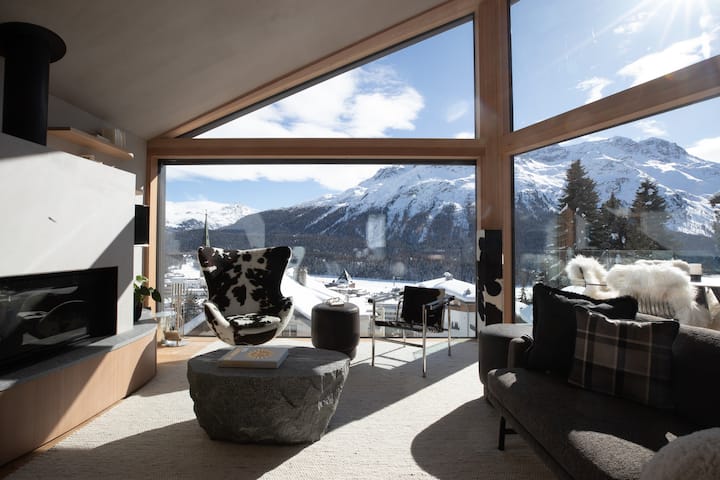 (Villa Volt) 4 Suites Pool Spa Gym - Saint-Moritz
