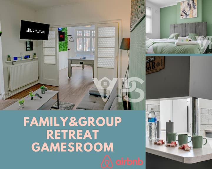 Family&groupretreat|gamesroom - Leicester