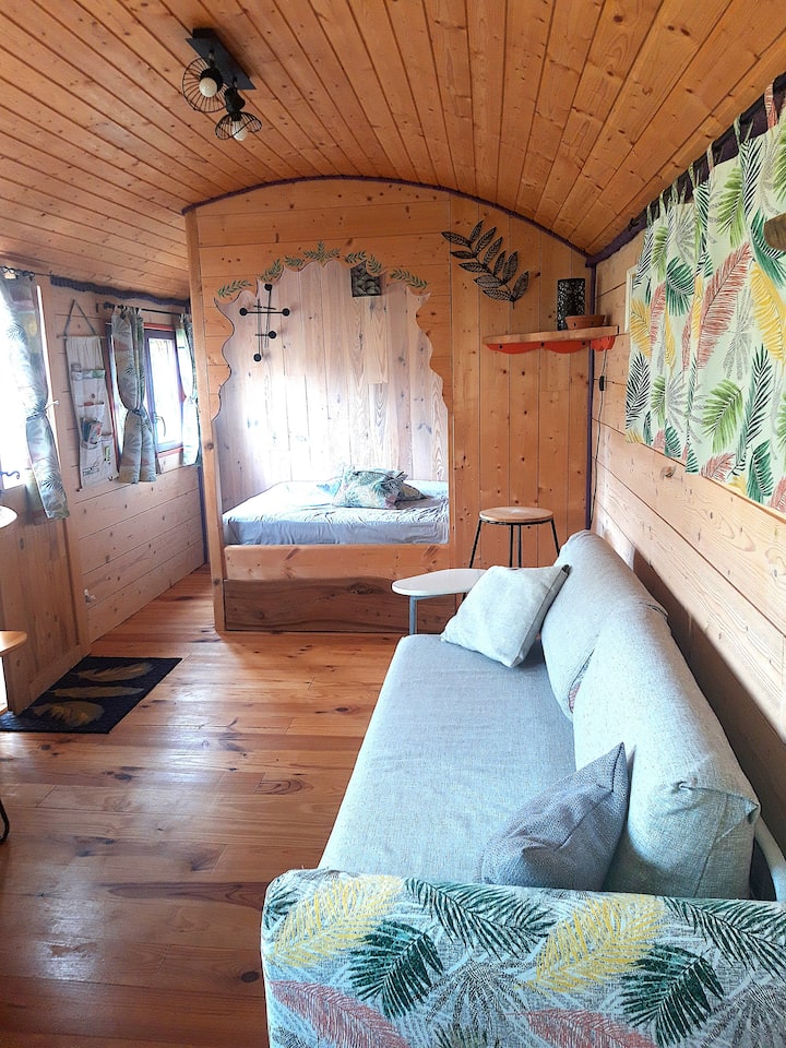 Roulotte Cocooning - Lac de Mondély