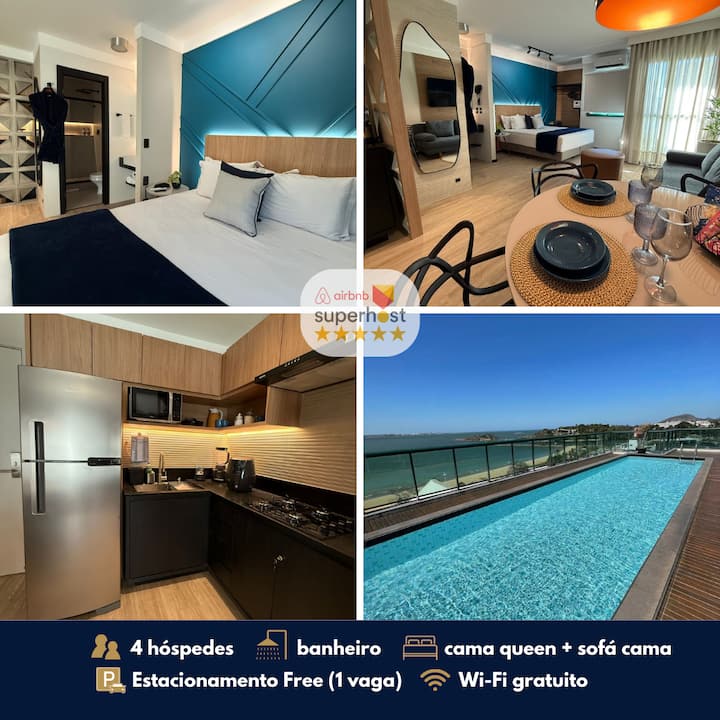 Flat Novo Blue Praia De Camburi - Vitoria