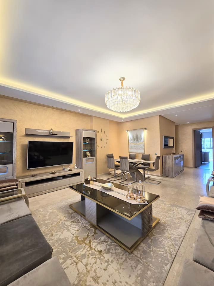 Elegant & Spacious Stay In Prestigia With Pool - Rabat