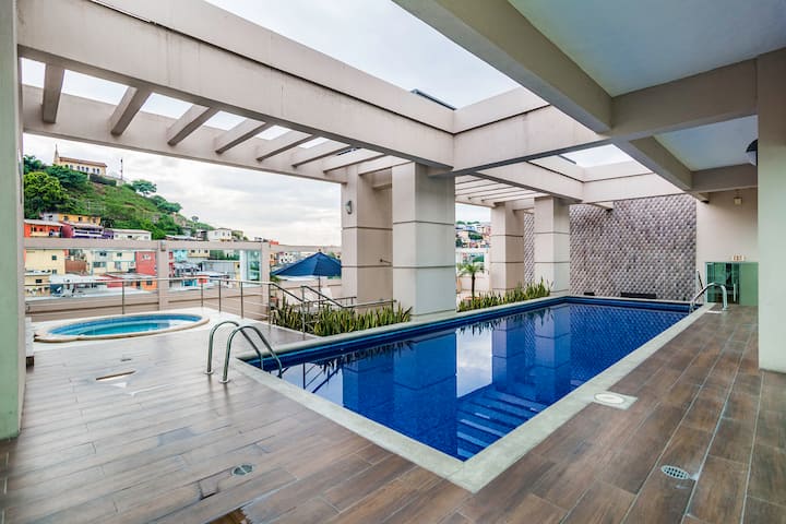 Suite With Riverview And Pool Puerto Santa Ana - Guayas