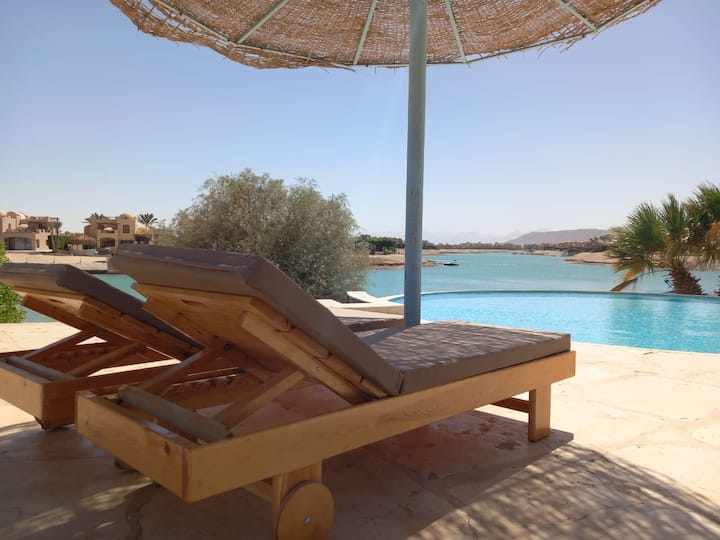 Peaceful & Bright Lagoon Escape - 1br - Sabina - Egipto