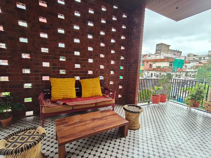 The Brick Ville! - 2bhk Boutique Stay - Jaipur