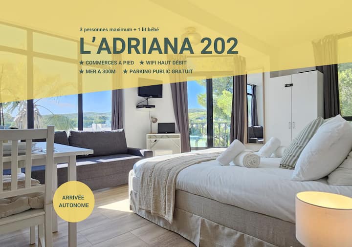 L'adriana 202 - Clim & Wifi - A 300m De La Mer - Plage Ensuès-la-Redonne (la Dugue)