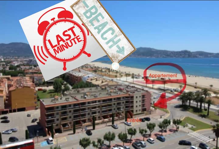 Appart A 30m Plage,6p,2 Ch,2 Sdb,garage Privé,wifi - Roses