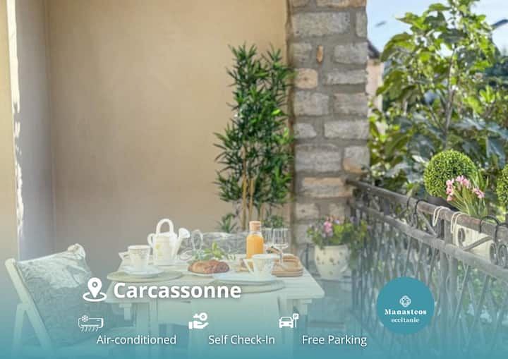Maison Climatisée 5min Cité Terrasse Et Parking Ak - Aude