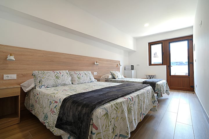 Pensión Galilaxe - Habitación Foxos - Marín
