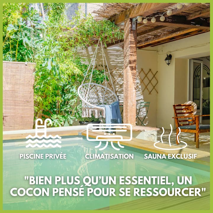 Escale Zen–piscine & Sauna | Terrasse | Proche Mer - La Valette-du-Var