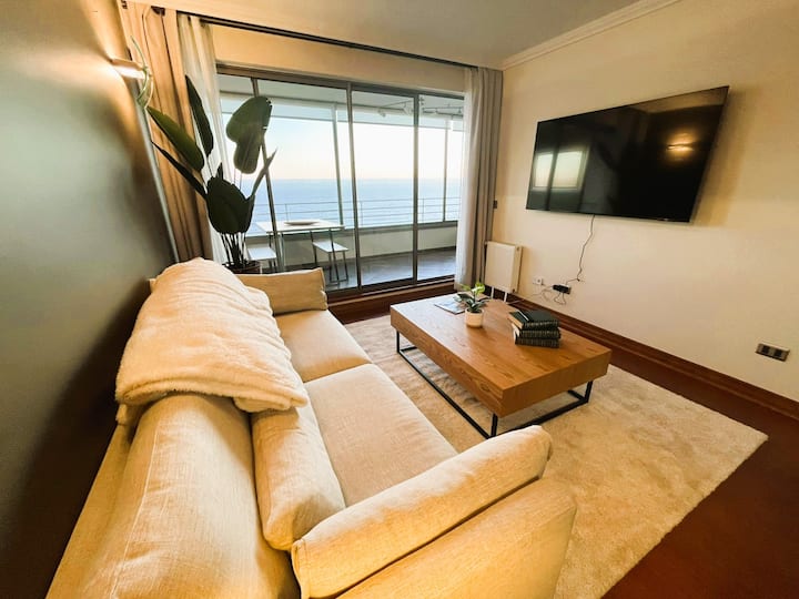 Escapa Romántica En Concón Con Vista Al Mar - Concón
