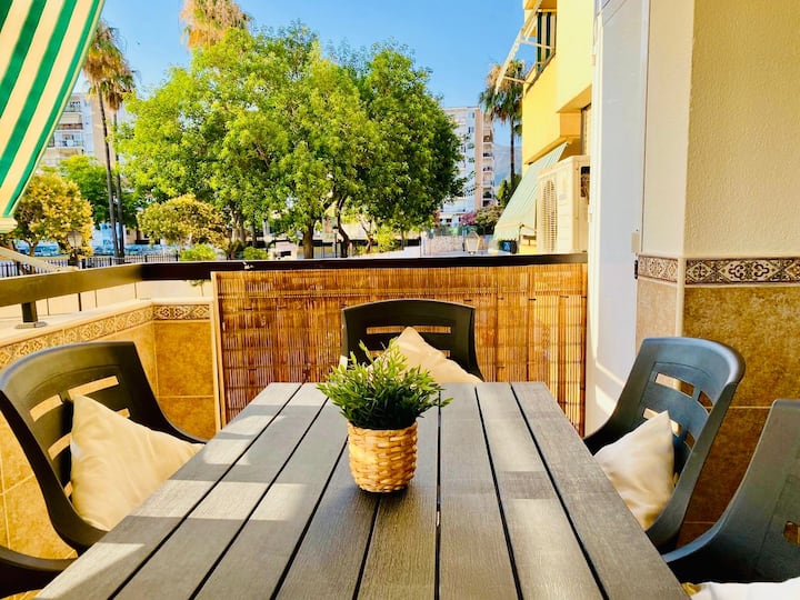 Los Boliches, 3 Habitaciones, Piscina Y Chimenea - 豐希羅拉
