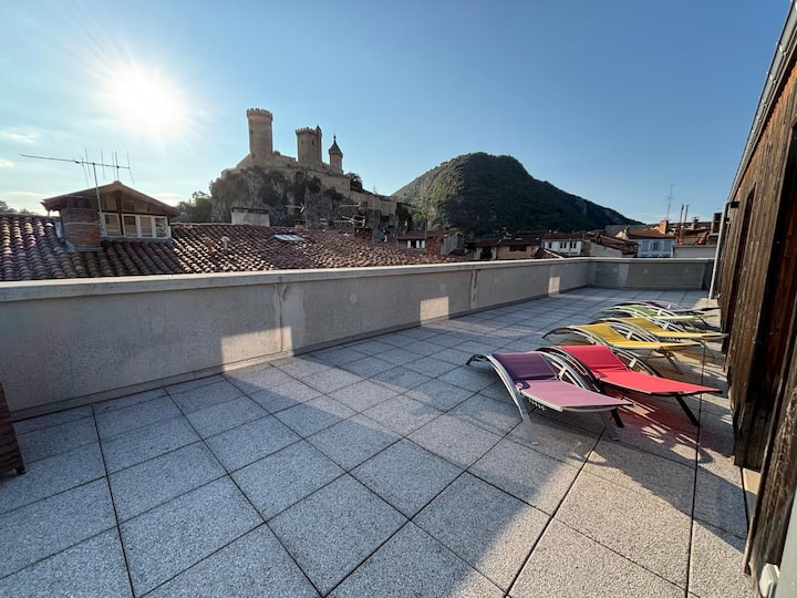 Superbe Appartement Terrasse 360 Dernier éTage - Foix