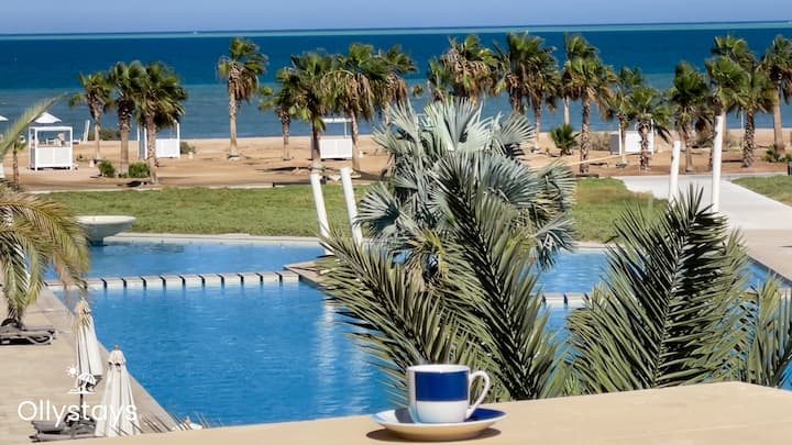 Mangrovy Seaview Penthouse 3.5br Beach&pool Access - Hurghada