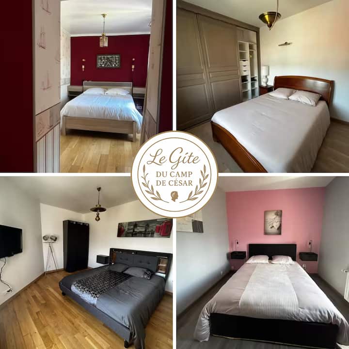 Gîte Du Camp De César – Cosy & Calme / 8 Personnes - Dieppe