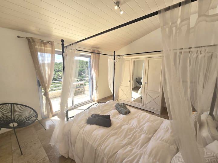 Villa Avec Piscine & Jacuzzi à Saint-hippolyte - Uzès