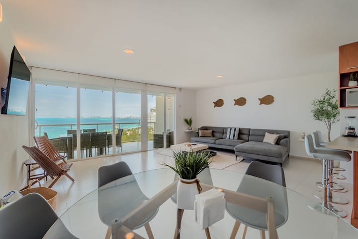 *Waves Beachfront 2 Bdr By Casa Paraiso* - Isla Mujeres