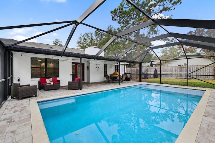 Private Pool | Sleeps 11 | Sunny Side Retreat| Bay - Niceville, FL