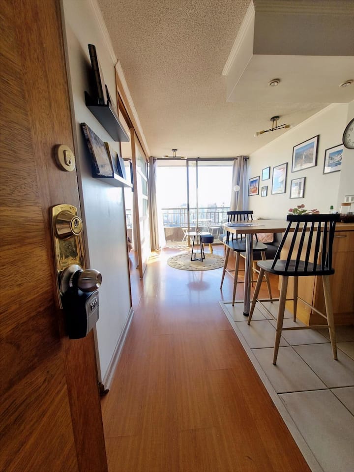 Luminoso Departamento Santiago. Cercano A Metro - Santiago, Chile