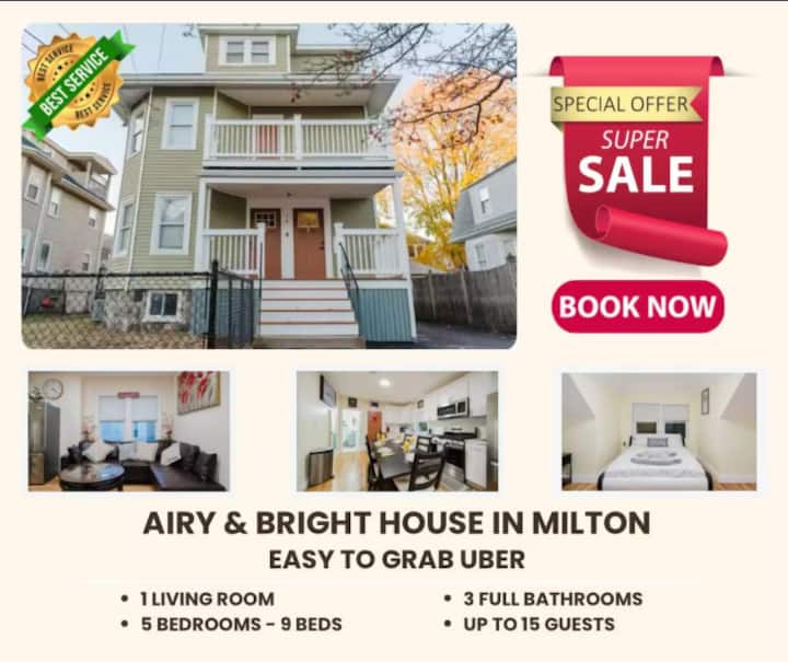 14/2-5br Milton | Nr Blue Hills - Quincy