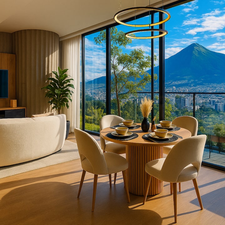 Lujoso & Chic - 25th Floor - Quito Skyline View - 基多