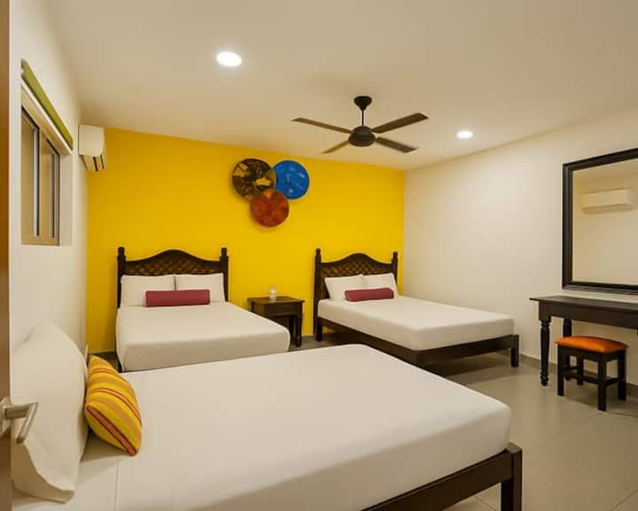 Habitacion Familiar - Cerca De La Quinta Avenida - Playa del Carmen