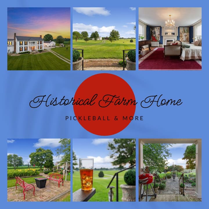 Historical Bardstown & Bourbon 5br Farm*pickleball - Springhill Winery, Bloomfield