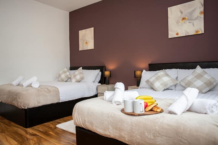 Bright 3br In City Centre: Fast Wifi & Near Train! - Newcastle upon Tyne