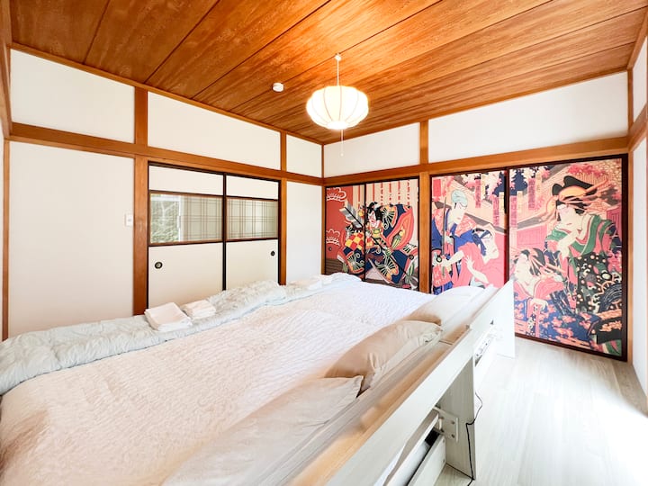 Jr日光駅11分日光杉並木のほとり 都会の喧騒を離れた川沿いの一軒家無料駐車5台91㎡ - Nikko