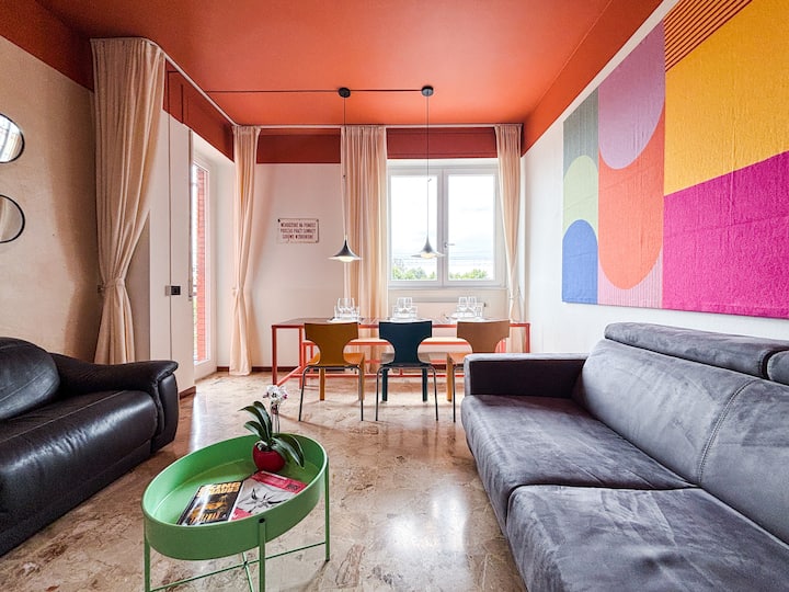 Spacious Family Flat With Parking - Bérgamo
