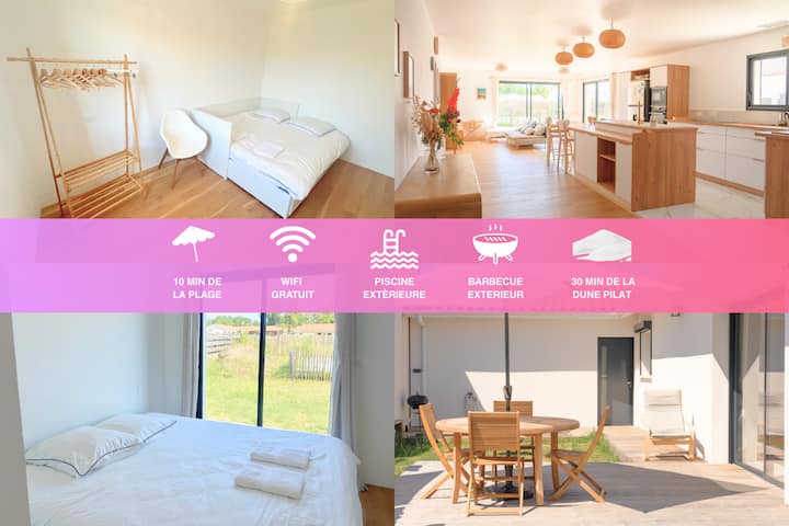 Charmante Villa Avec Piscine Pour 6pers. Maximum - Parentis-en-Born