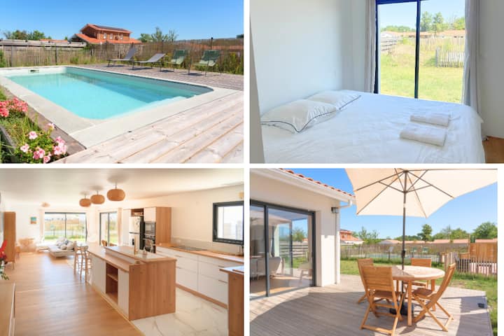 Villa Moderne 3 Ch. Avec Piscine – Barbecue - Biscarrosse