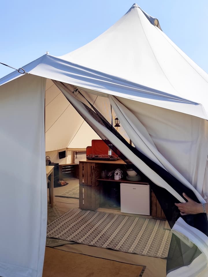Glamping Bell Tent "Fazant" - 4p - Alphen aan den Rijn