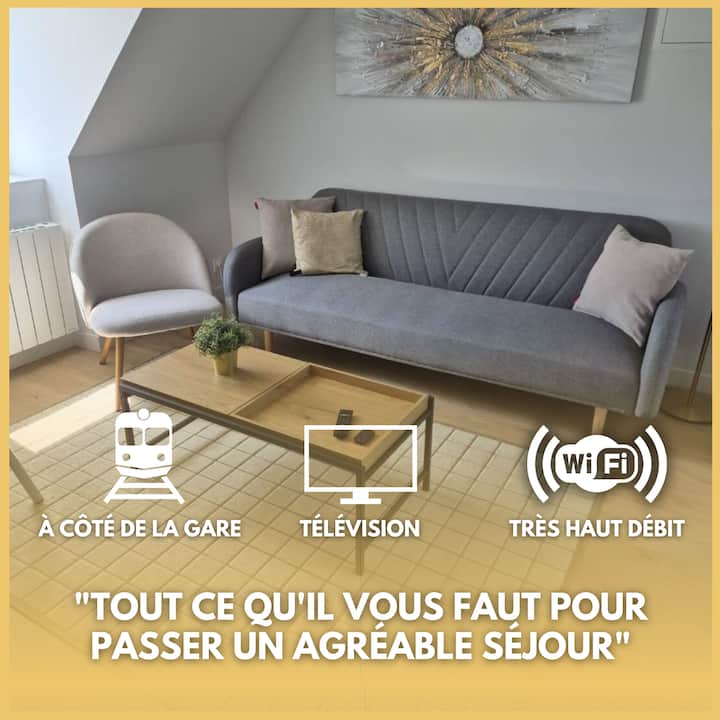 Le Briocéa : Wifi / Télévision / Gare - Saint-Brieuc