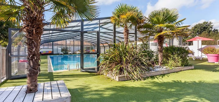 Bungalow 4/6 Personnes Sur Camping Avec Piscine - Vendée