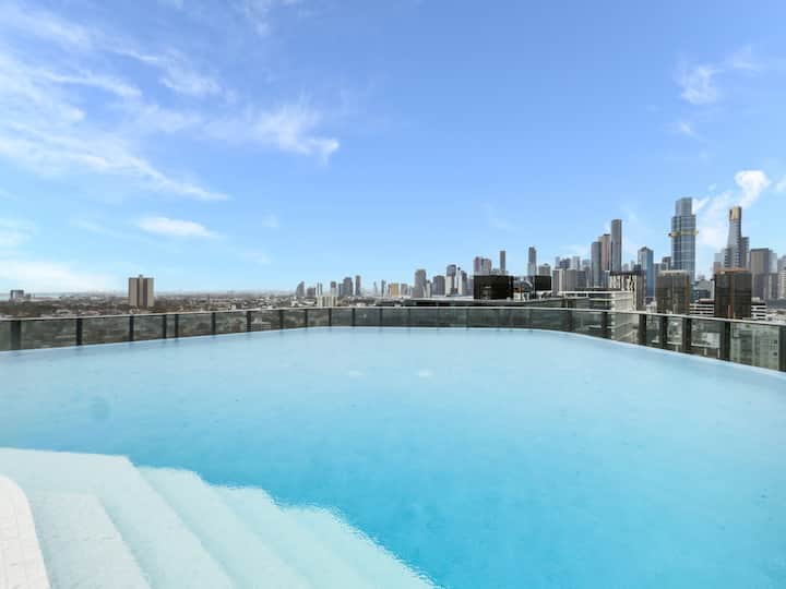 Brand New Big Unit Sleeps 8•rooftop Pool• Netflix - St Kilda