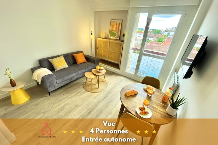 * Le Perchoir Bonnefoy * Vue - Wifi - Tv - Toulouse
