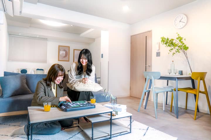 新築／札幌駅:Taxi10分／地下鉄駅:徒歩10分/すすきの:徒歩7分／狸小路:徒歩15分／最大5名 - Sapporo