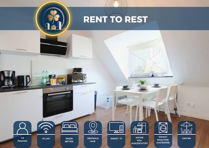 Rtr•garden•fully Equipped•smart Tv•long-term Deals - Gelsenkirchen