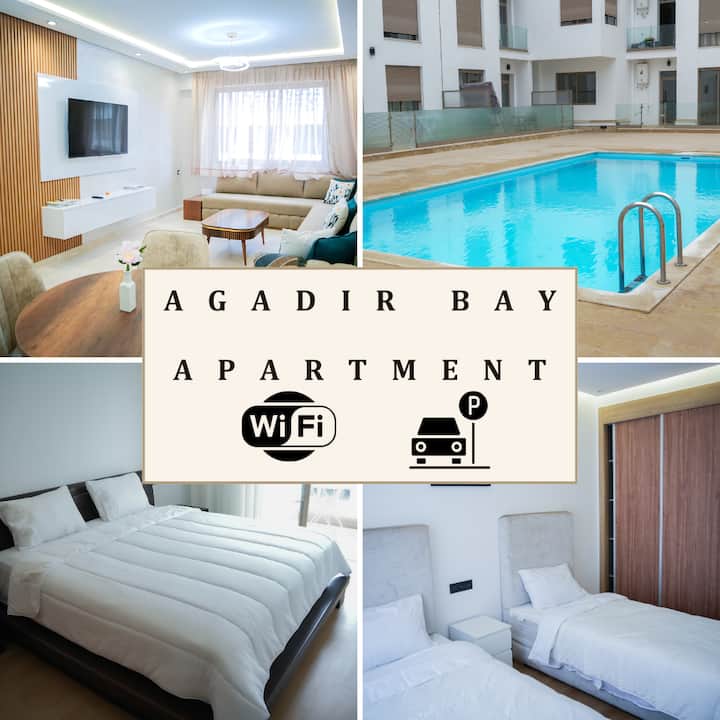 Appartement Luxe Avec Piscine Au Centre D’agadir - Agadir