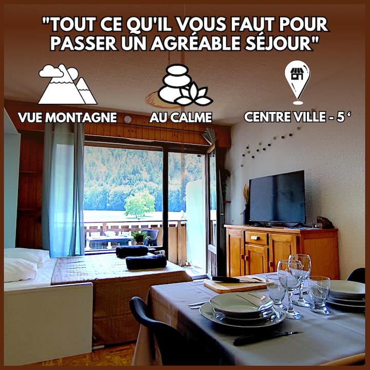 Sullenza - Parking | Proche Centre | Vue Montagne - La Clusaz