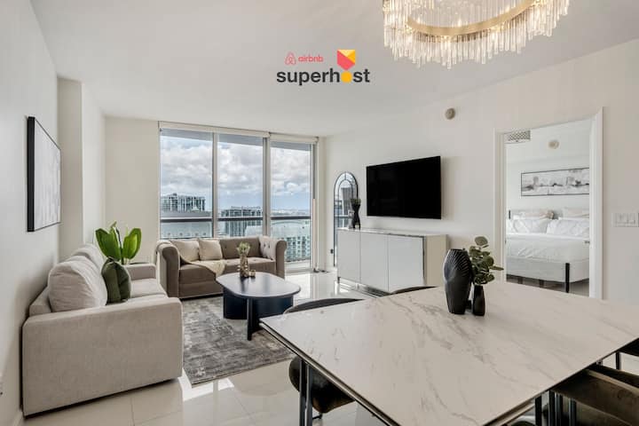 Skyline Serenity Luxe 1br/1ba | Icon Brickell - Miami, FL